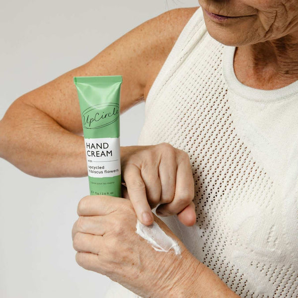 Natural Vegan Hand Cream with Shea Butter & Hibiscus - UpCircle Beauty