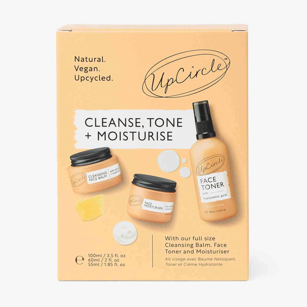 Cleanse Tone Moisturise Bundle | Natural & Vegan Skincare Beauty Set - UpCircle Beauty