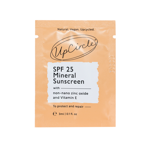 SPF 25 Mineral Sunscreen Sachet - 3ml - UpCircle Beauty